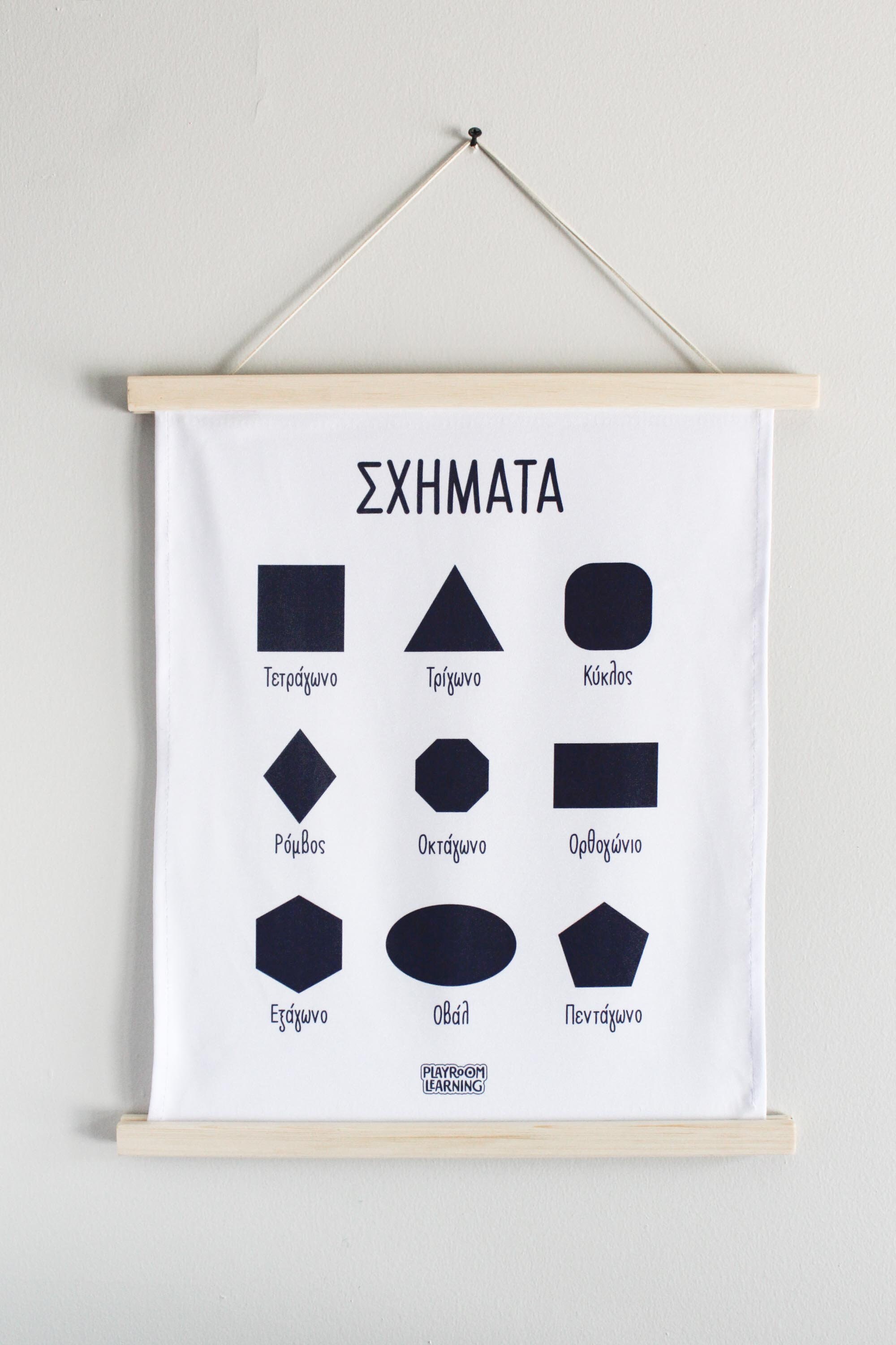 Greek Alphabet & Numbers Banner: Playroom Decor - Etsy