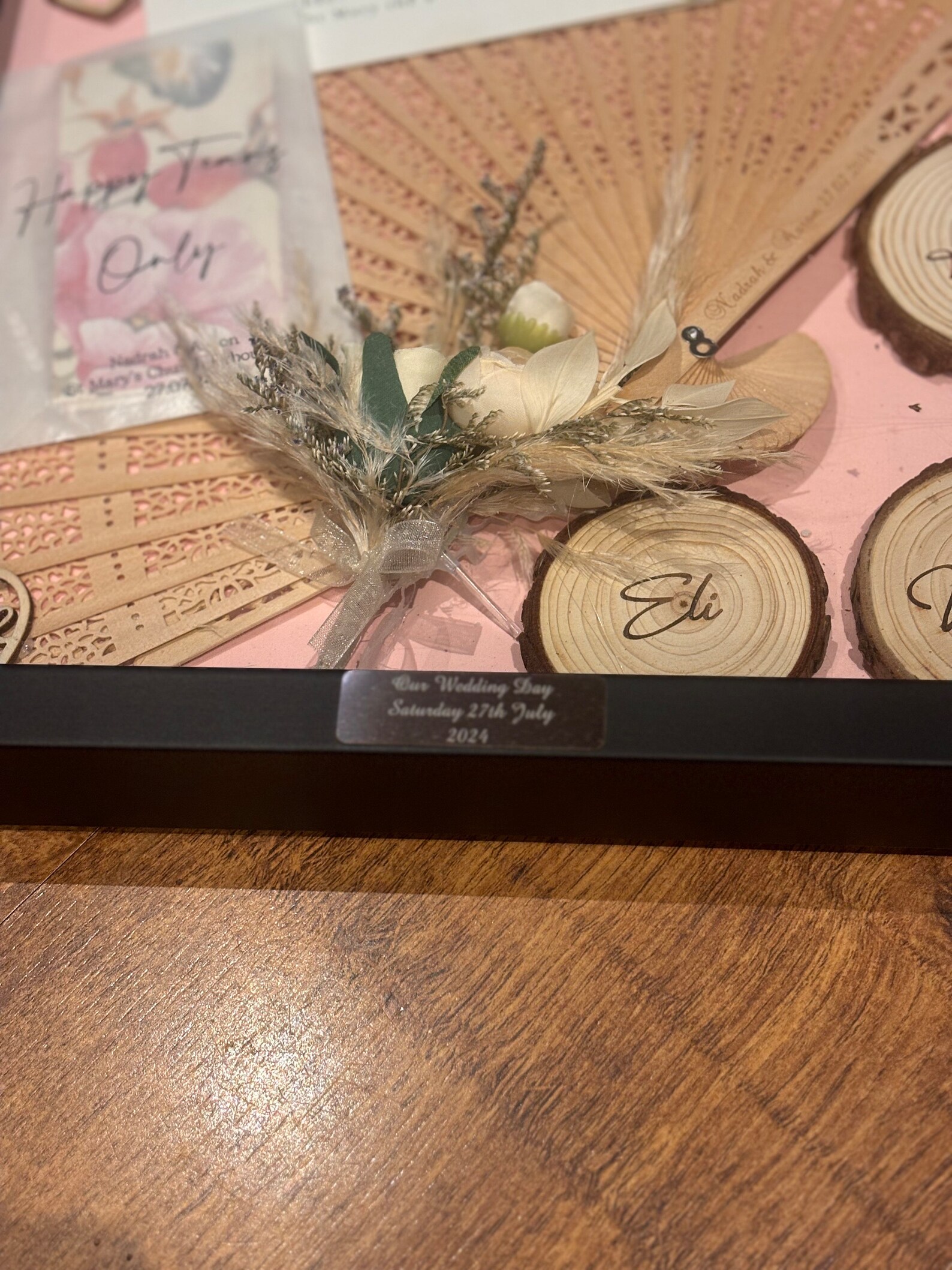Wedding Memento | Shadow Box Display| Memories | Wedding Gift ...