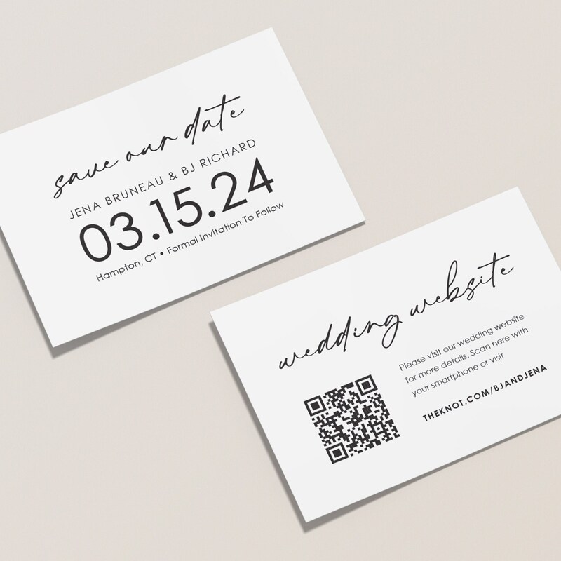 Simple Save the Date - Etsy