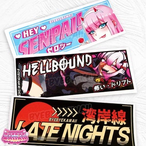 Waifu Slap Stickers Waterproof JDM Vinyl for Cars Laptops - Etsy