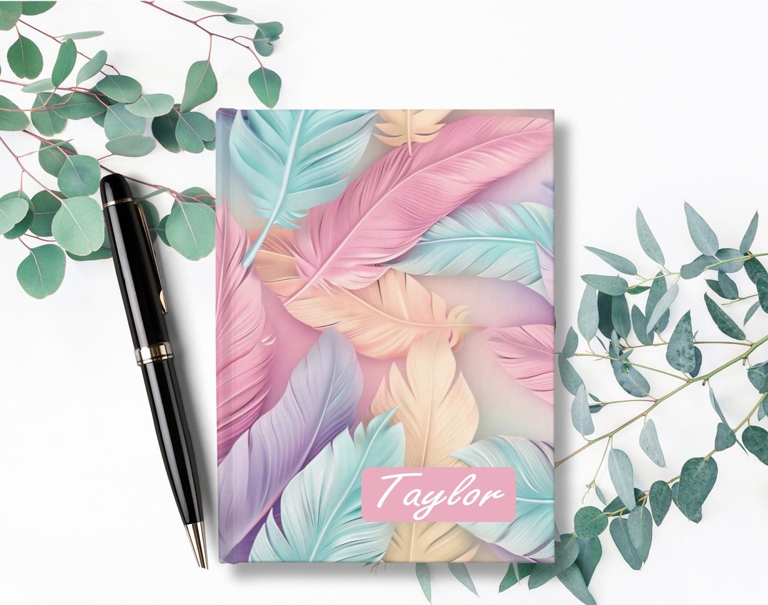 Personalized Hardcover Journal | Journal | Custom Journal | Feather ...