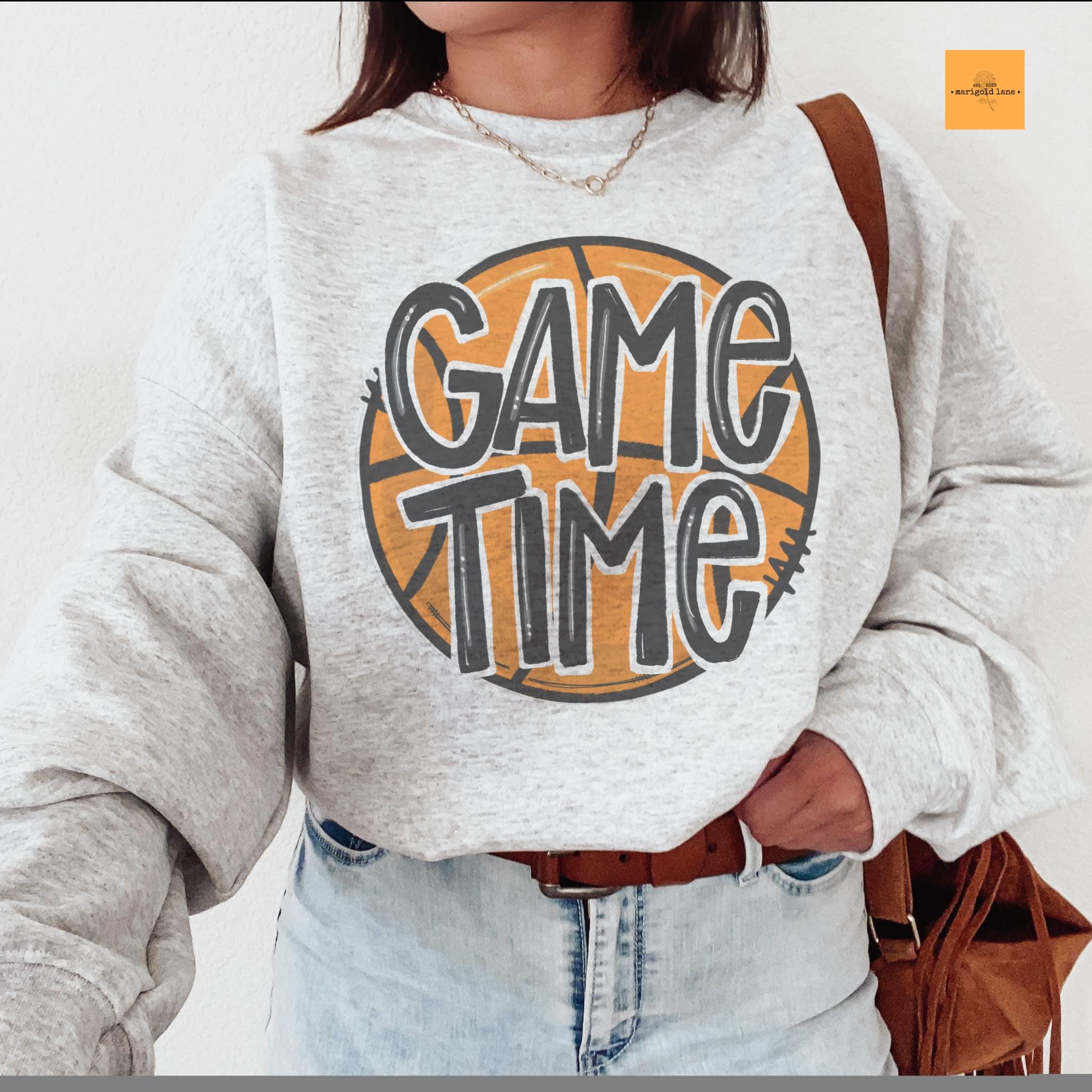 Game Time Basketball Mom Crewneck Sweatshirt: Vintage Style - Etsy