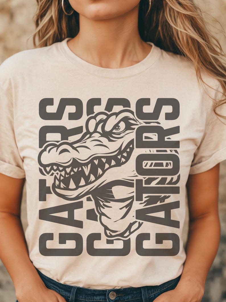 Vintage Distressed Gators T-shirt: School Spirit Tee - Etsy