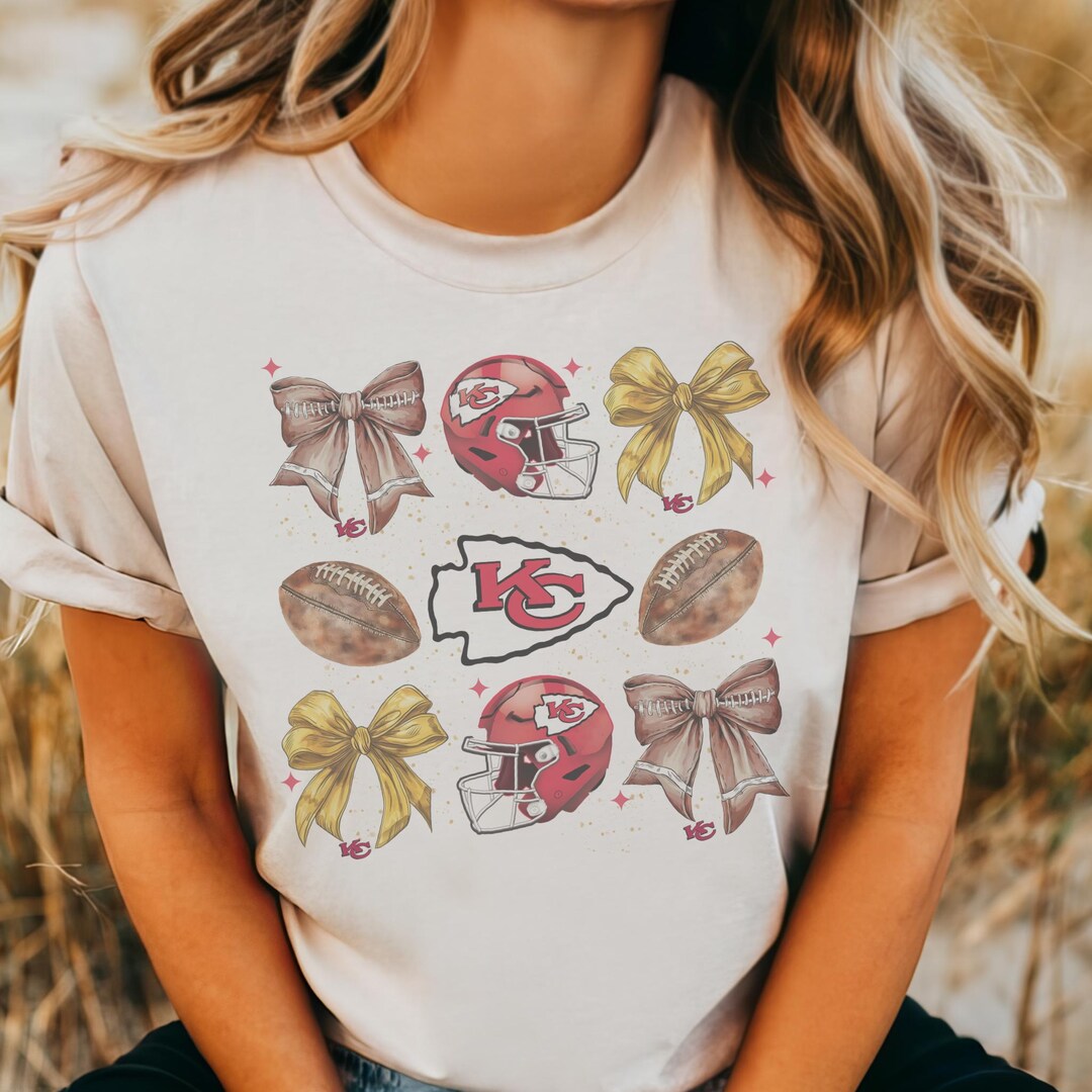 Kansas City Football Tshirt, Cute Valentine Tshirt Multiple Color ...