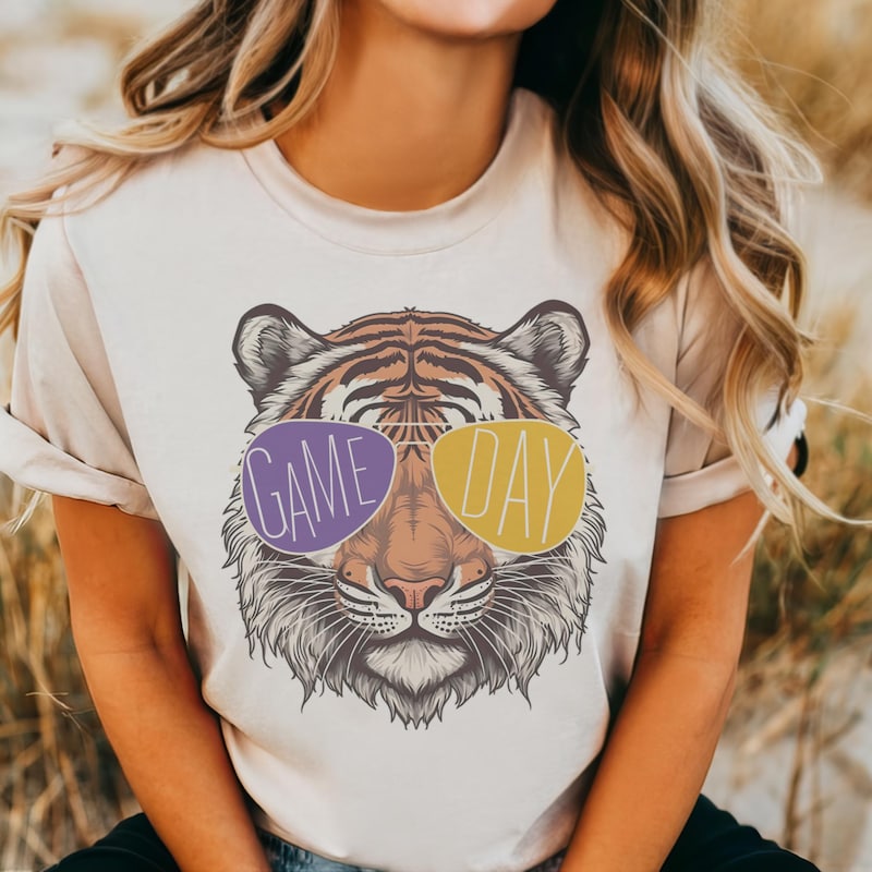 Retro Tiger Lsu Tshirt - Etsy