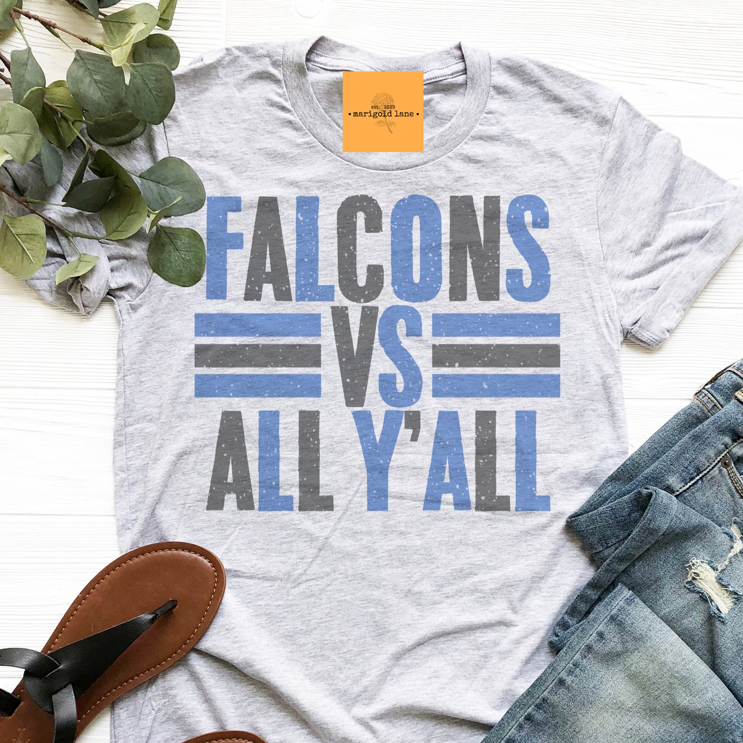 Falcons Vs All Yall Mascot, Black and Blue Falcons Tshirt, Cute Game ...