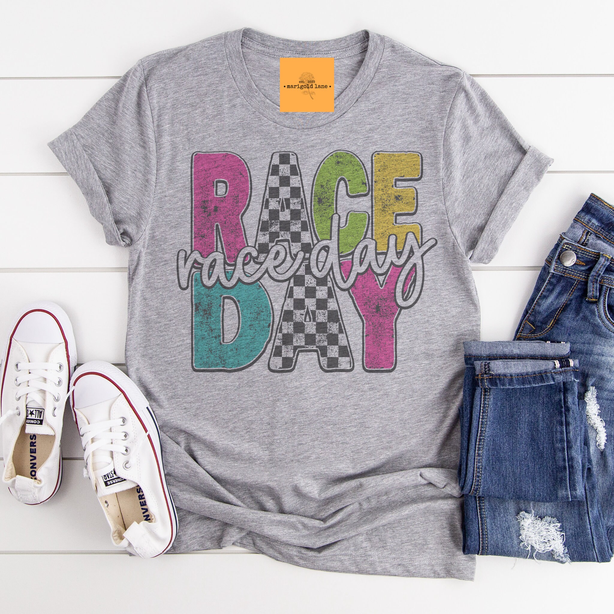Race Day Checkered, Race Wife Tshirt, Cute Racing Tshirt, Dirt Track ...