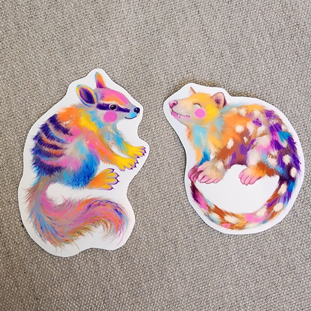 Cute Quoll and Numbat Stickers - Etsy Australia