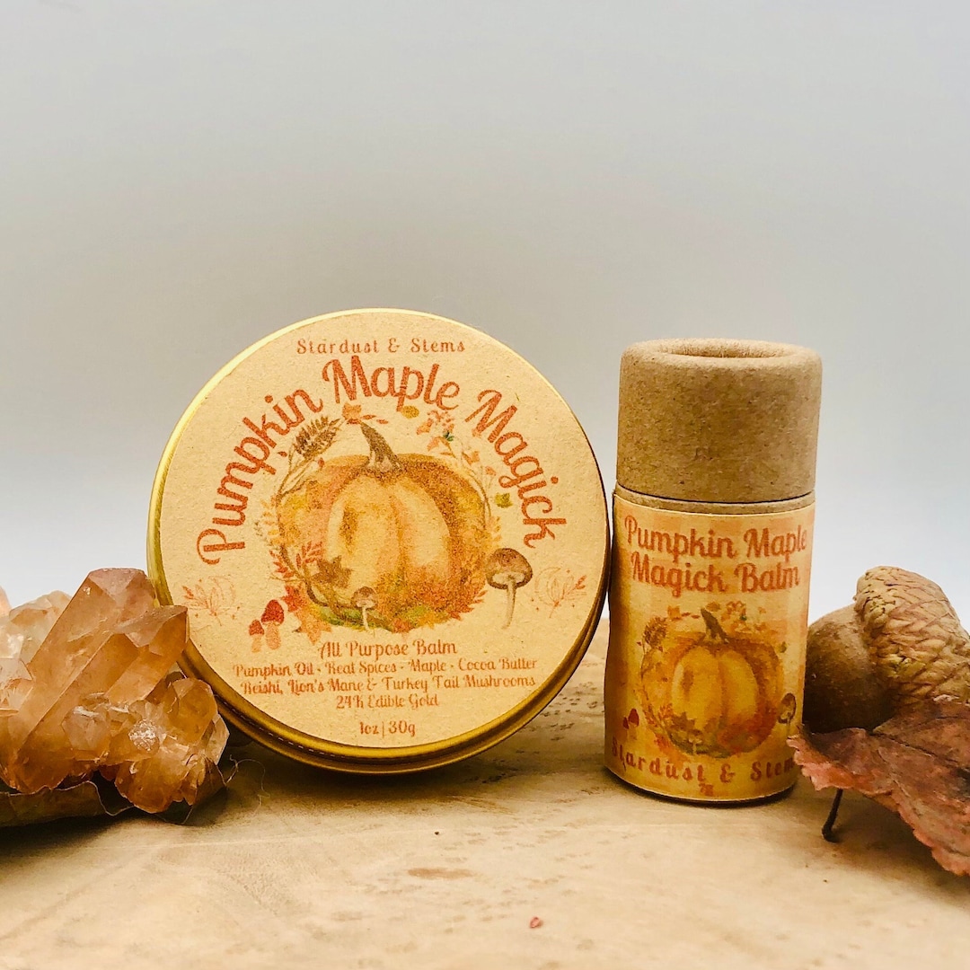 Pumpkin Maple Magick Lip Balm, Handmade Fall Spice Scent | Halloween ...