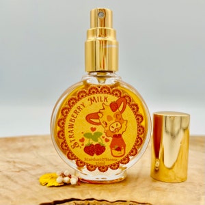 STRAWBERRY MILK PERFUME, Wild Strawberry Cologne, Fruity Indie Scented ...