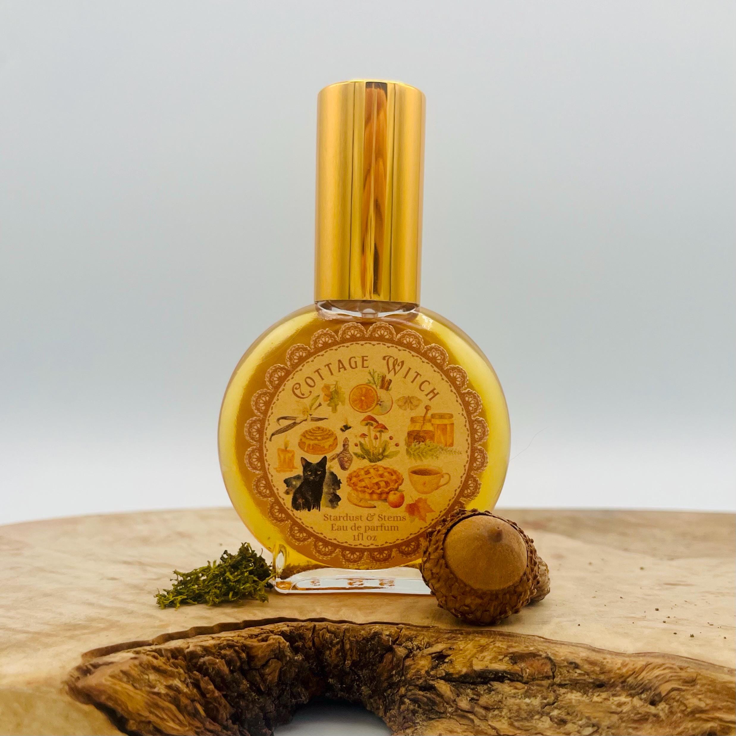 COTTAGE WITCH PERFUME, Cozy Autumn Cinnamon Bun Spice Scent, Oak Tree ...
