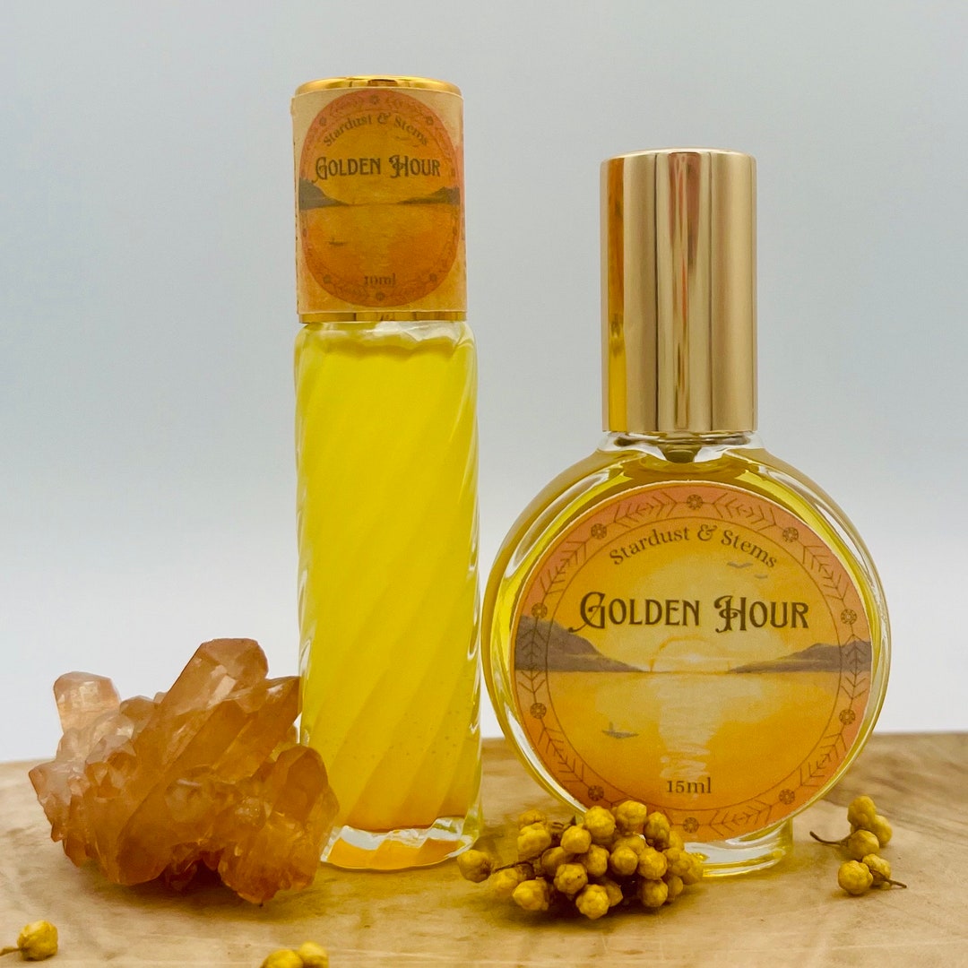 GOLDEN HOUR Baltic Amber Scent, Dark Amber Orange Cedarwood Vanilla ...