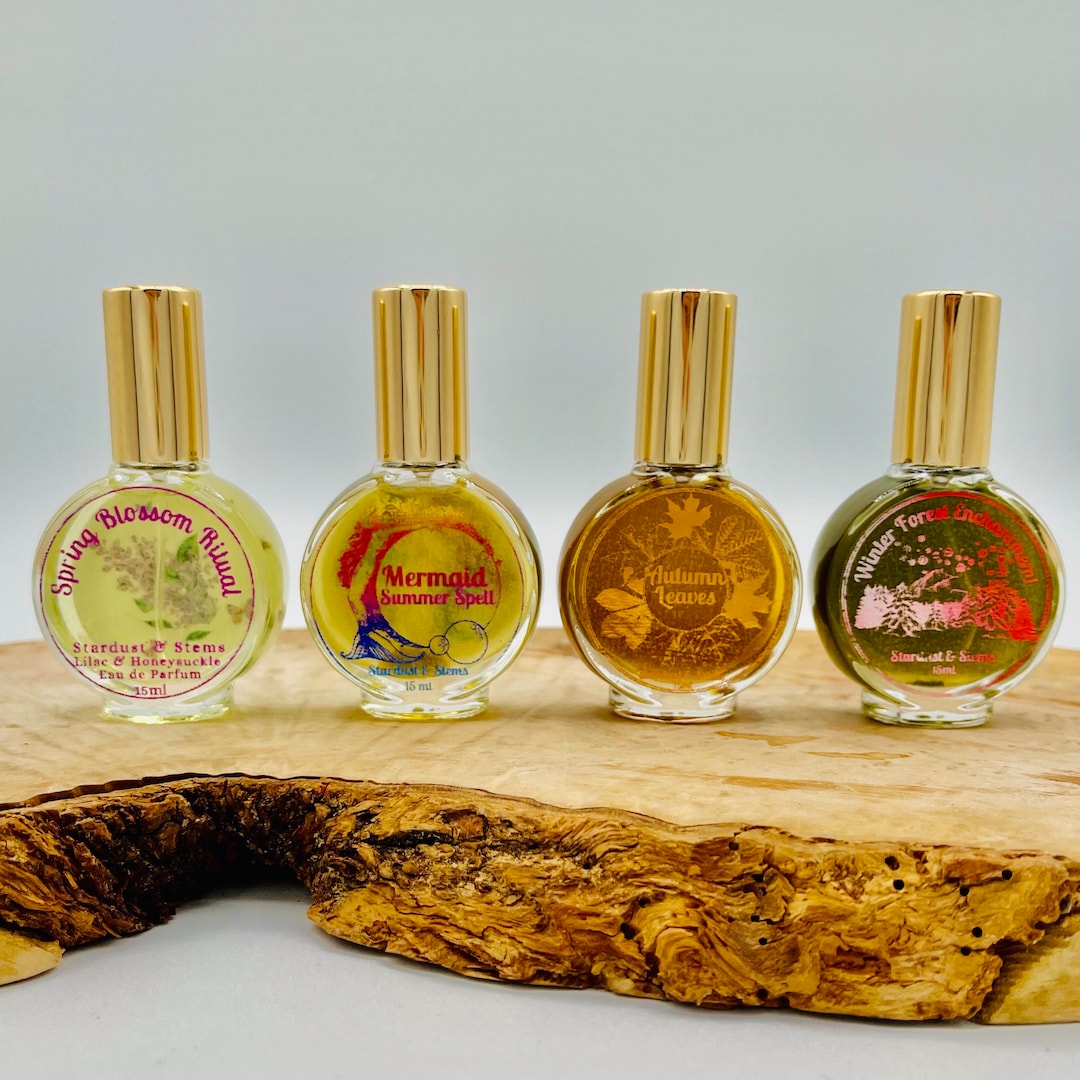 Perfume Set of Four Handcrafted Perfumes for Every Seasom- Spring ...