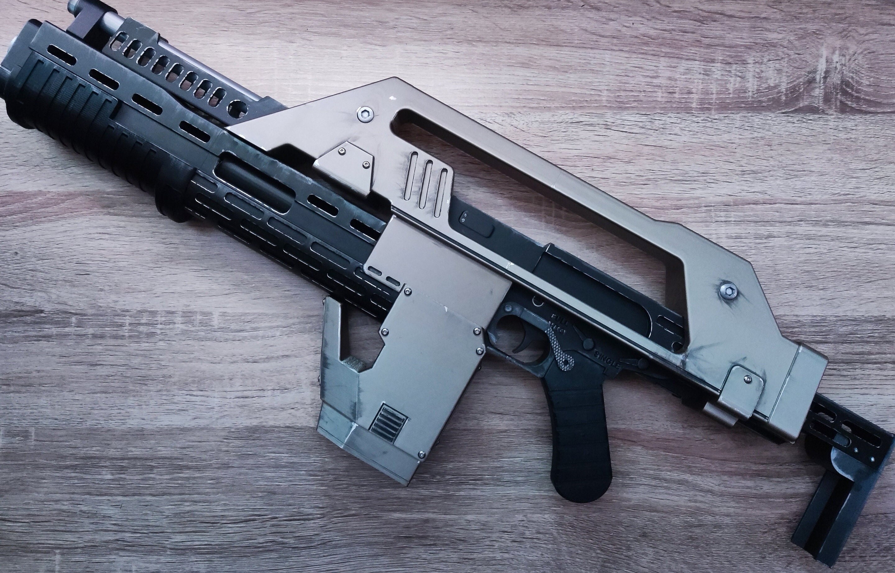 Aliens M41A Pulse Rifle 3D Printed & Weathered - Etsy