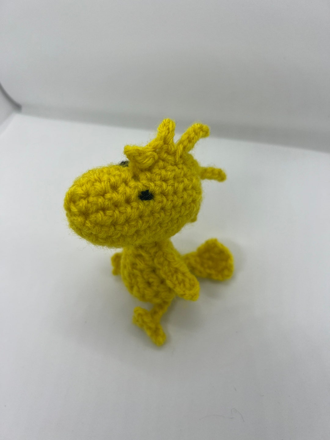 Woodstock Push Toy/ Yellow Bird Plush Toy - Etsy