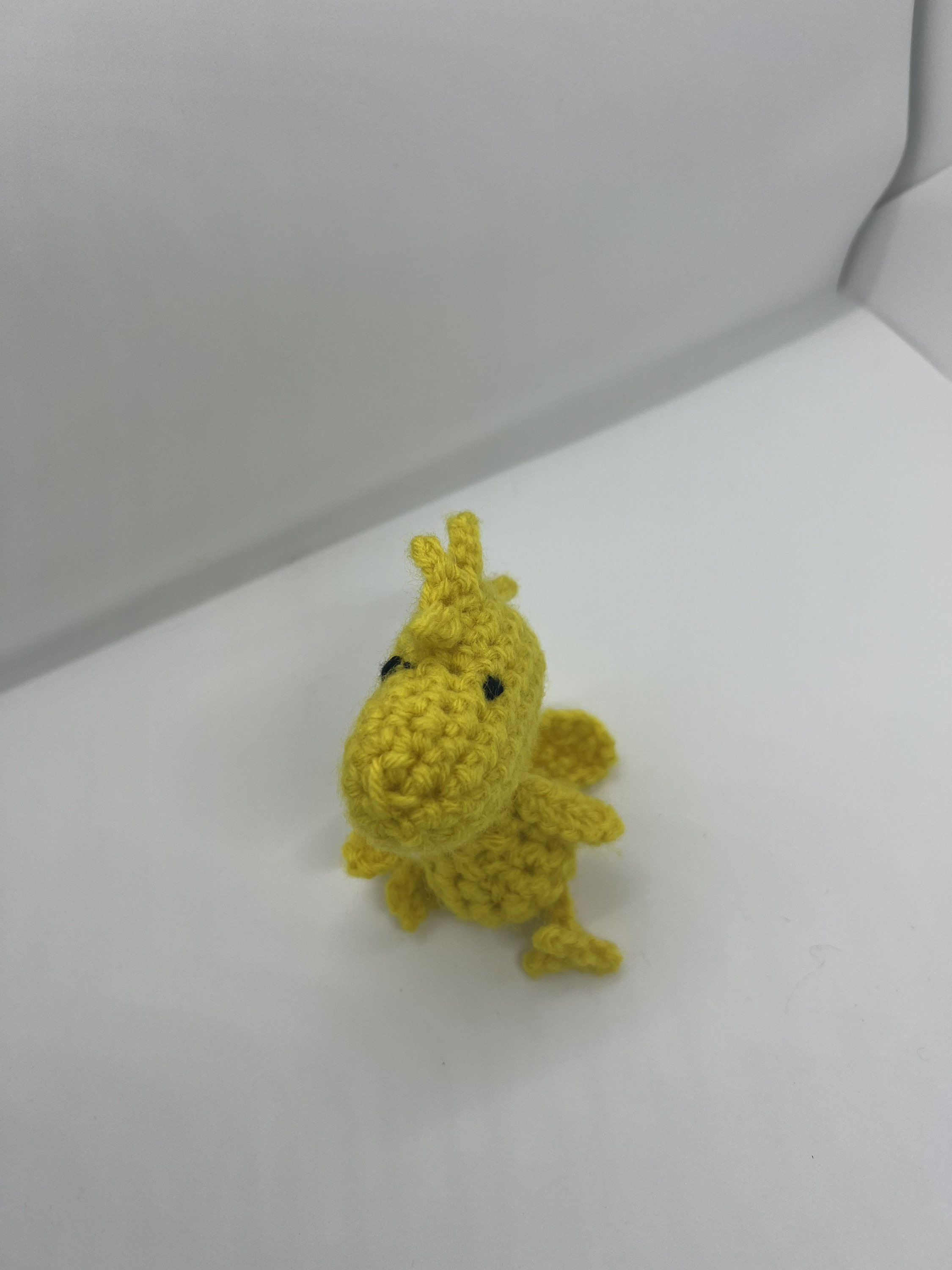 Woodstock Push Toy/ Yellow Bird Plush Toy - Etsy