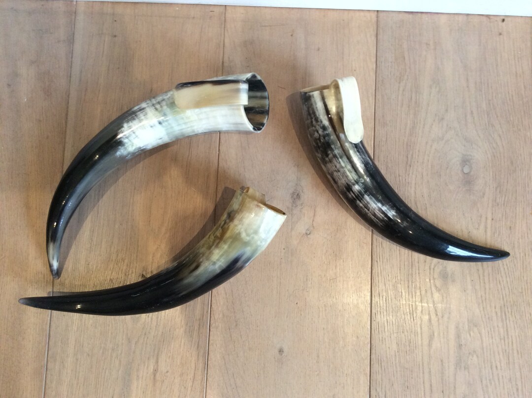 Véritables cornes de zébu polies avec attache ceinture - Etsy France