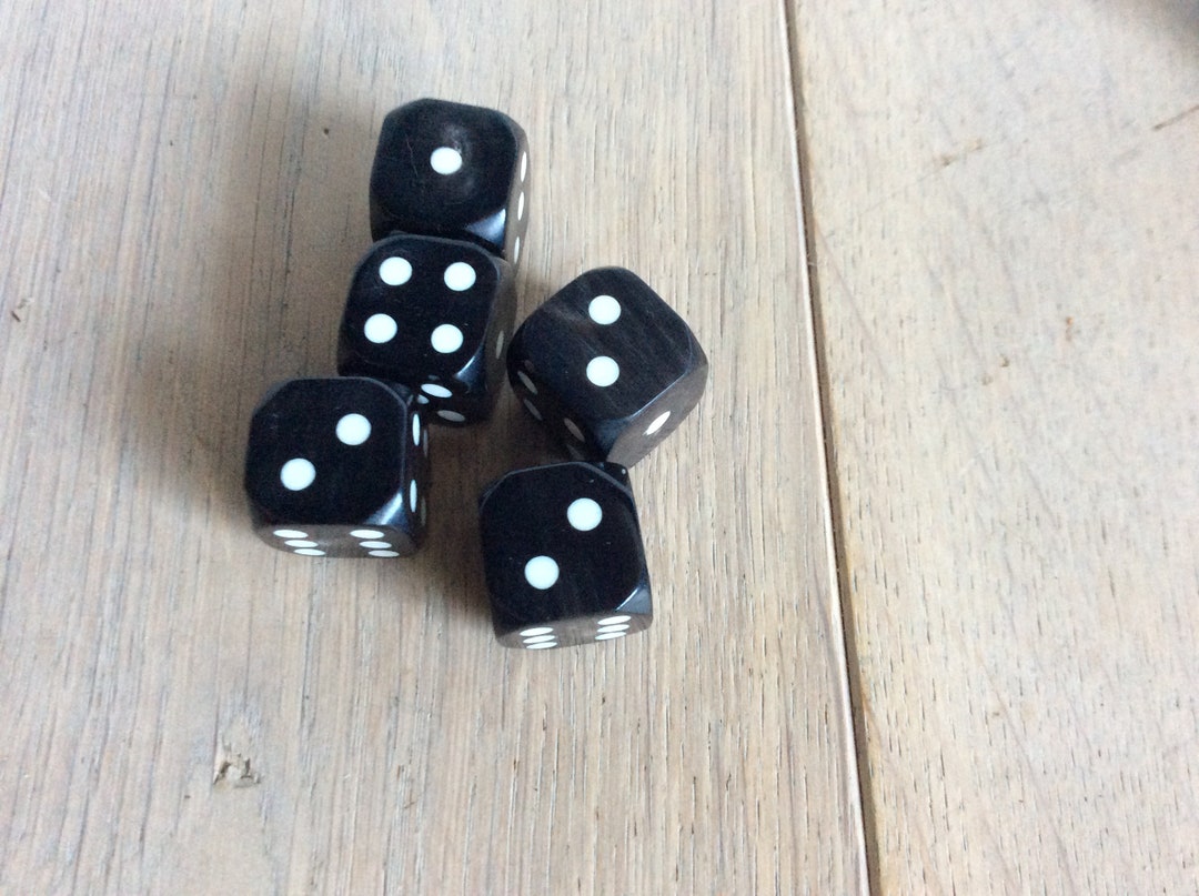 Polished Zebu Horn Dice Game - Etsy