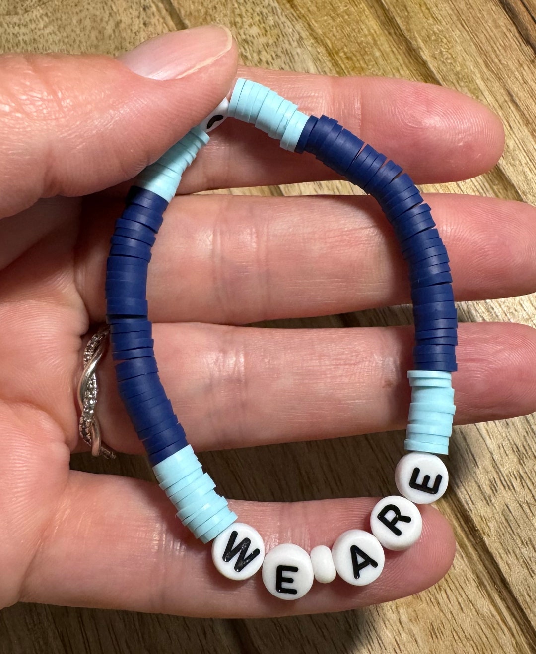 We Are - Small Size - Penn State Bead Bracelet - 6 1/4” - Etsy