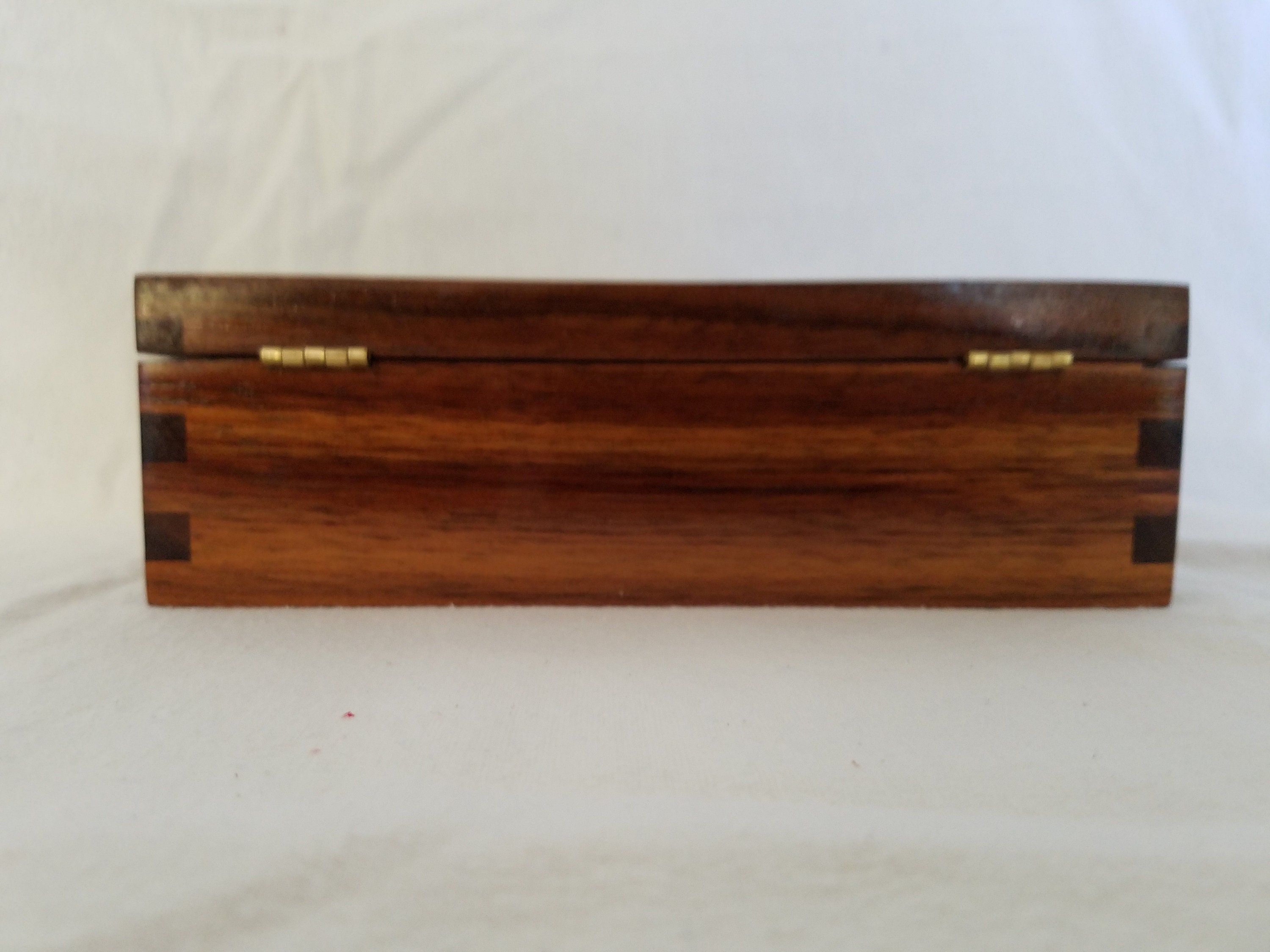 Acacia Jewlery/keepsake Box With Redwood Burl Panel - Etsy