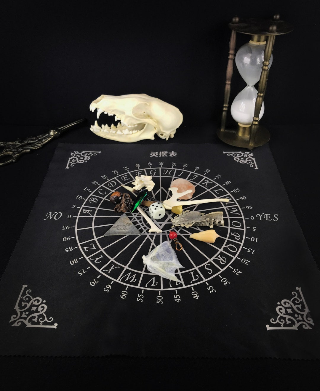 Bone Throwing Set With Guide - Divination Mystery Box - Casting Bones ...