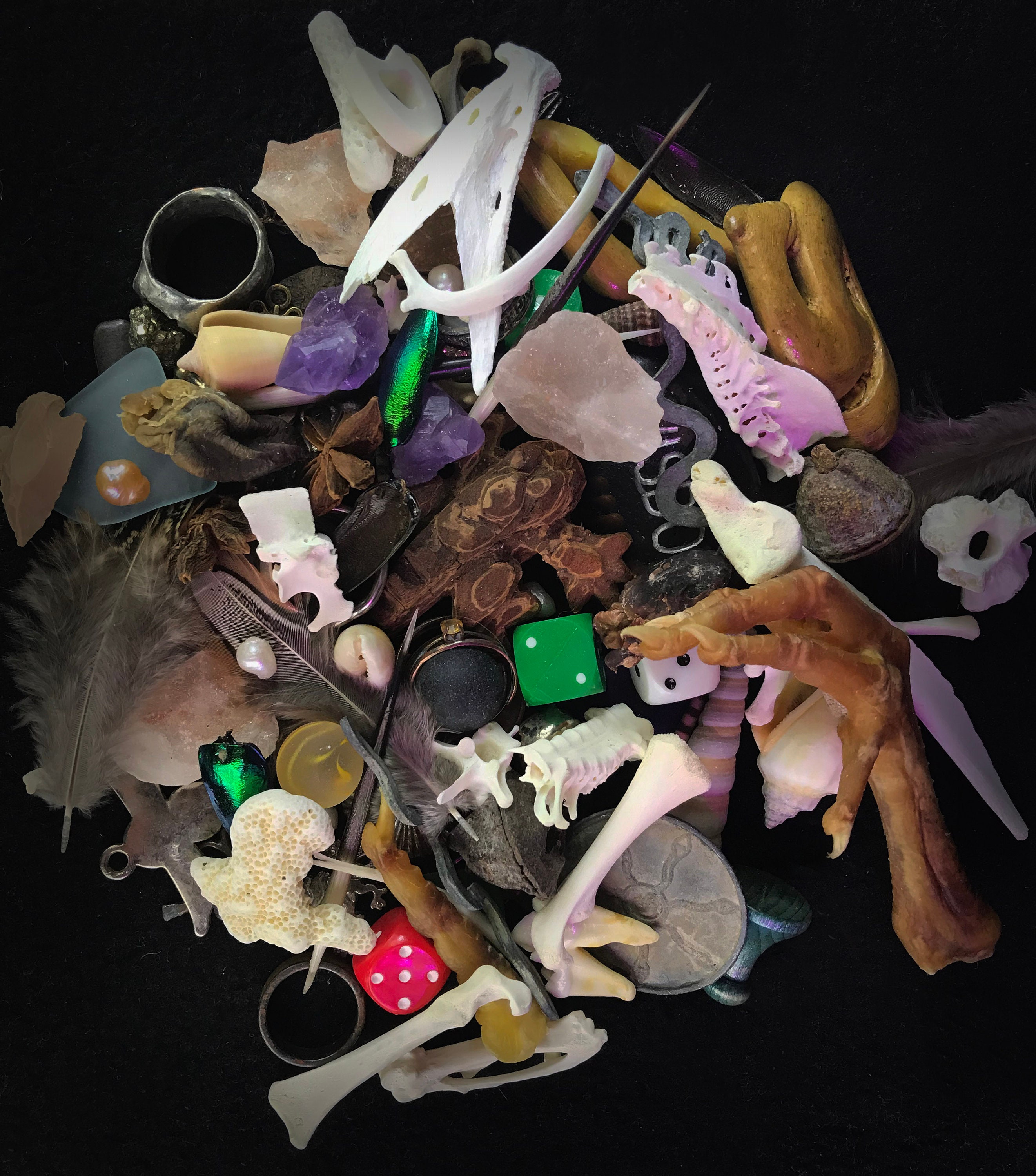 Bone Throwing Set With Guide Divination Mystery Box - Etsy