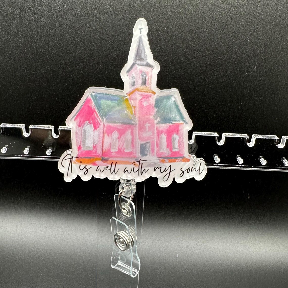 Religious Badge Reel | Encouraging Message ID Clip - Etsy