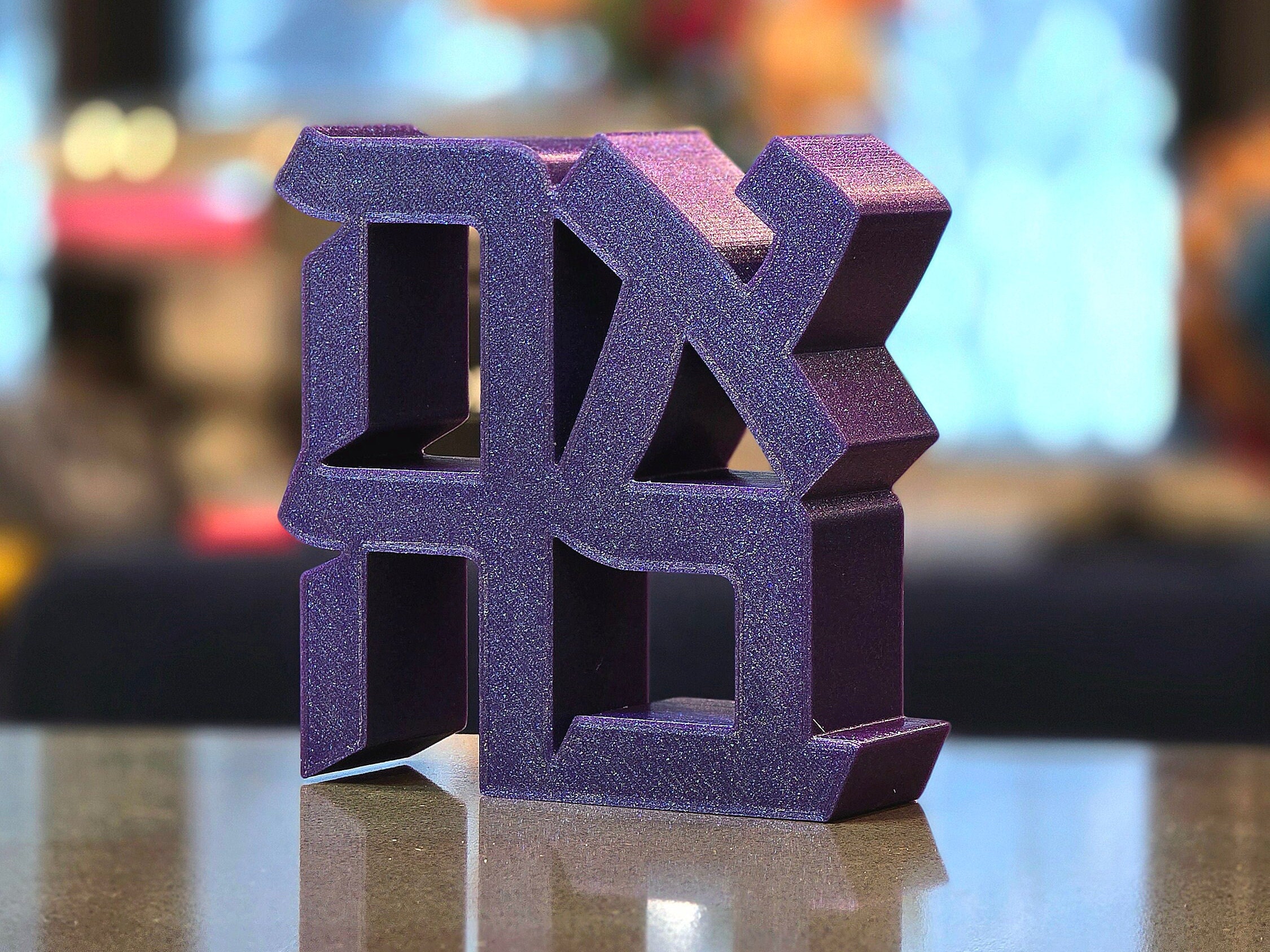 Ahava אהבה - Hebrew Love Sculpture - Etsy