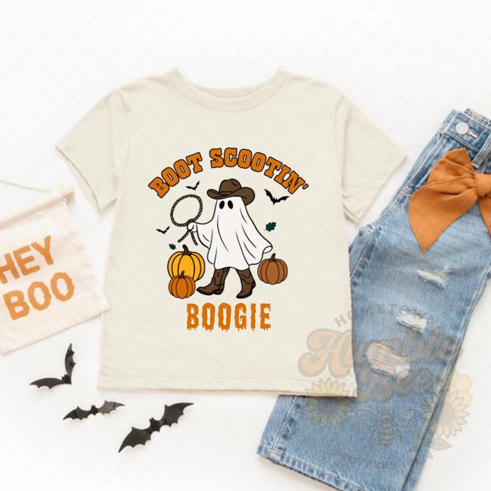 Boot Scootin’ Boogie Ghost PNG | Western Halloween Cowboy Ghost ...