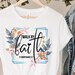 Faith Sublimation Design Christian Png Floral Png - Etsy