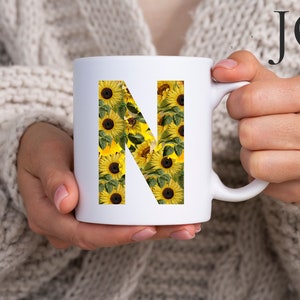 Sunflower Alphabet, Alphabet Bundle Pack, Flower Letters, Sublimation ...