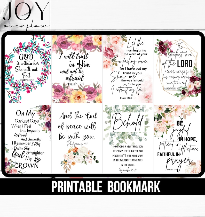 40 Scripture Cards, Bible Verse Cards, Scripture Note Cards ...