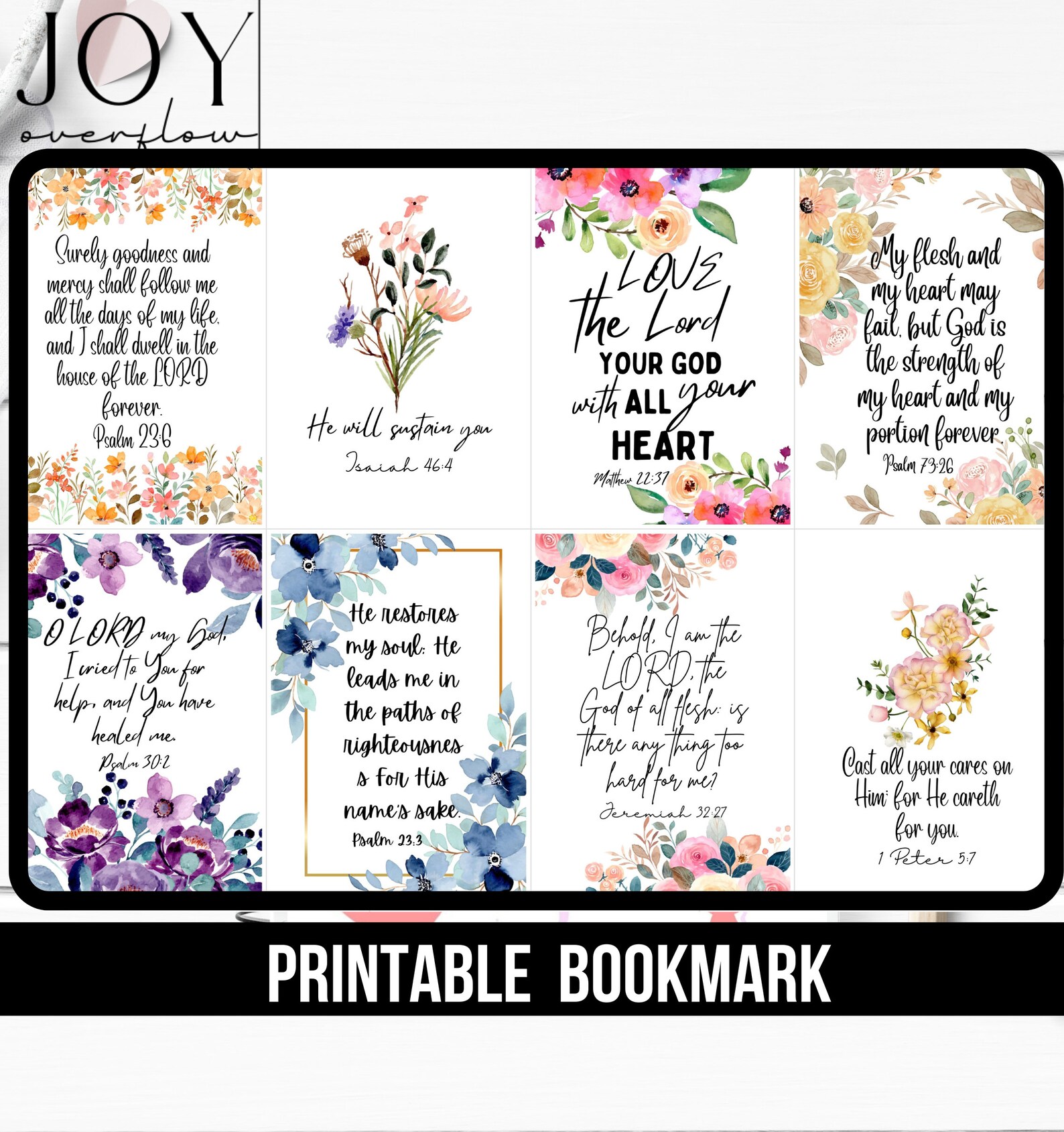 16 Mini Scripture Cards Inspirational Cards Set of 16 Bible - Etsy