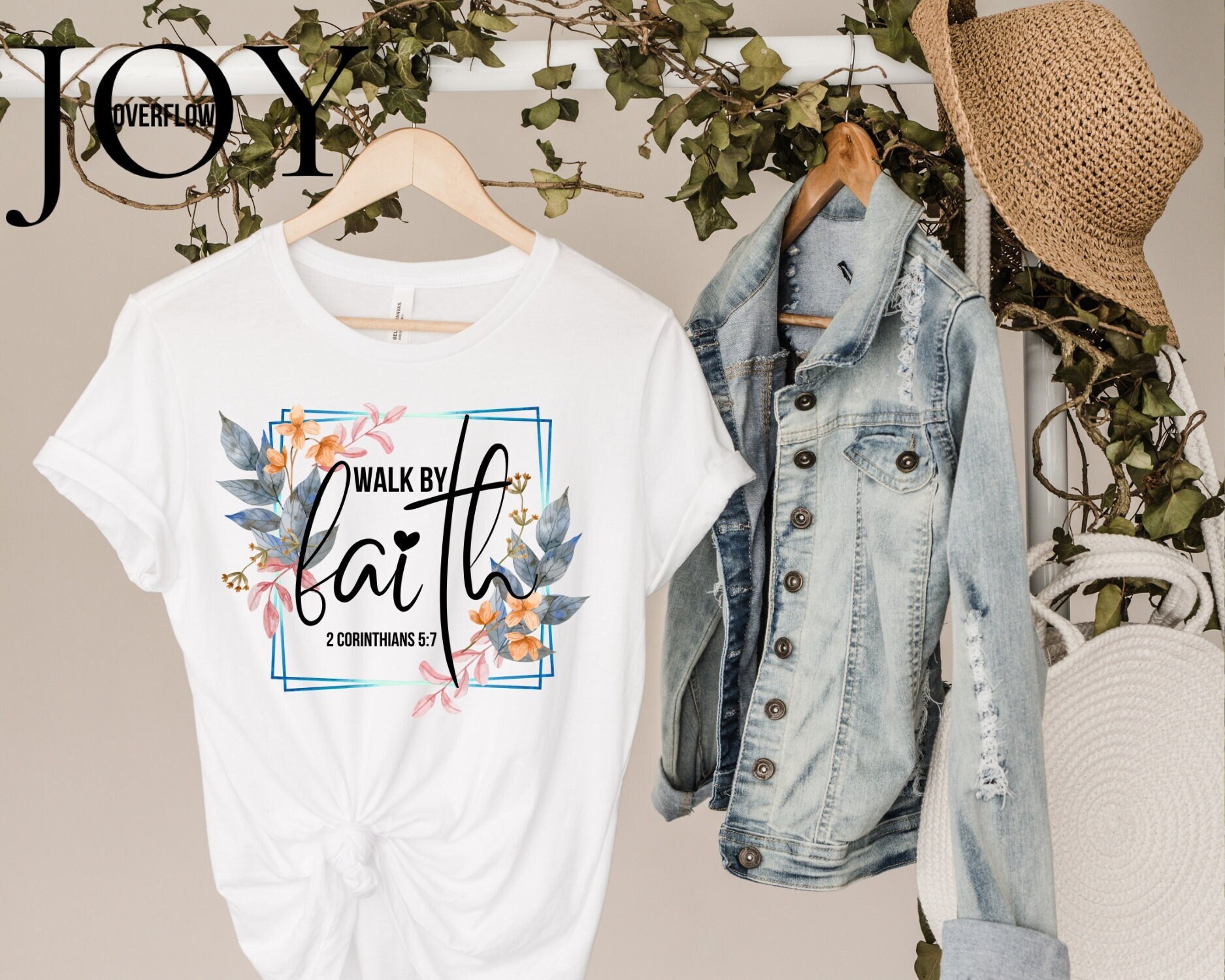 Faith Sublimation Design Christian Png Floral Png - Etsy