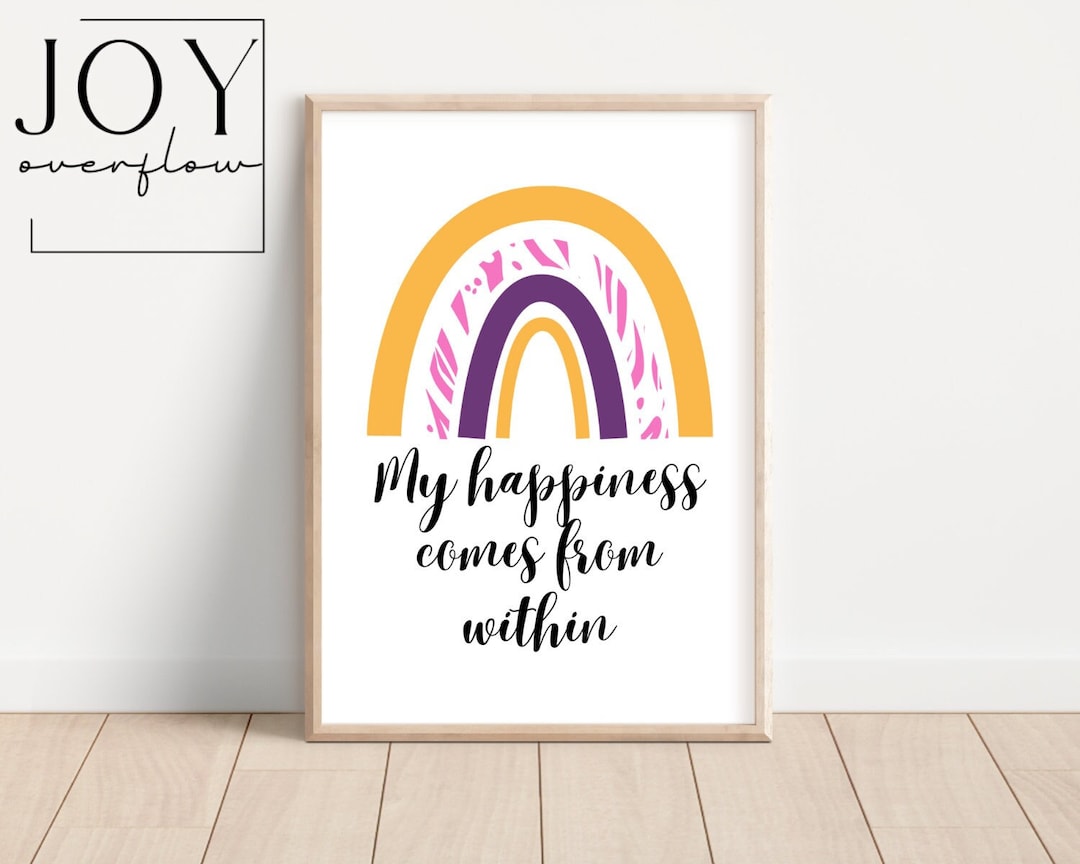 Positive Affirmation Wall Art, Daily Affirmations, Words of Affirmation ...