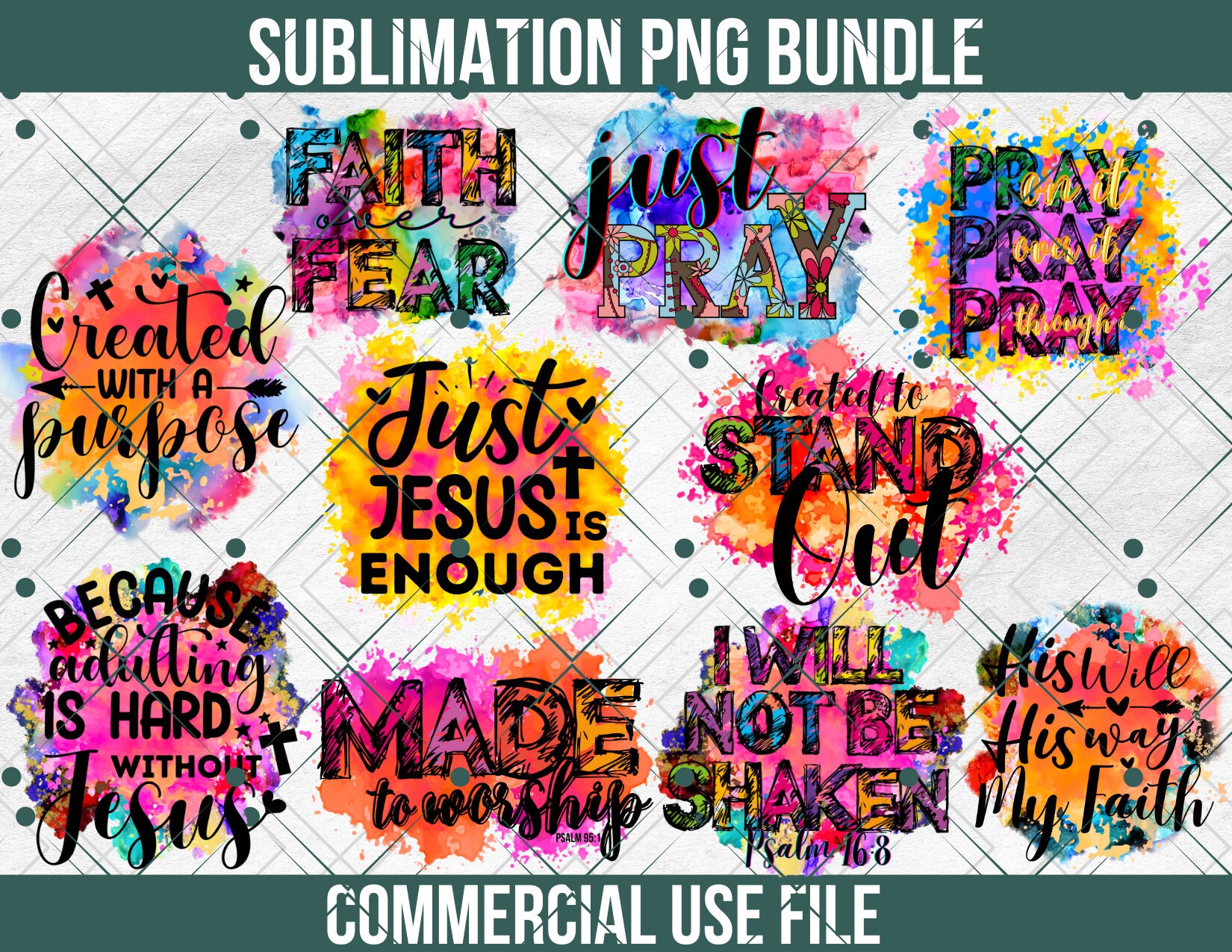 Faith Png Jesus Png Made to Worship Faith Over Fear - Etsy