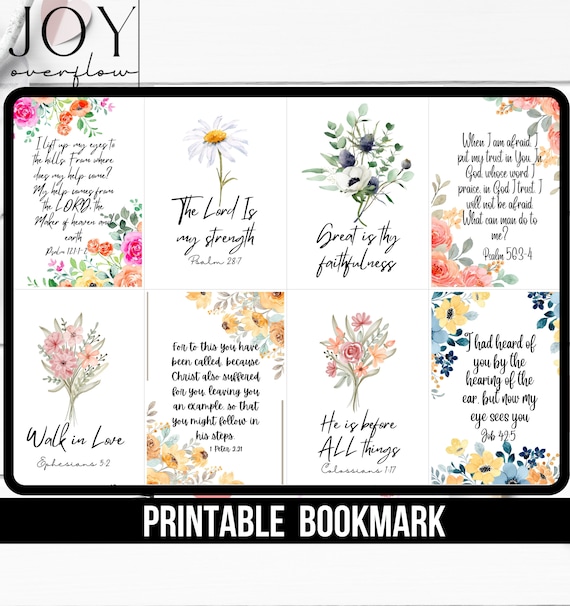 16 Mini Scripture Cards Inspirational Cards Set of 16 Bible - Etsy