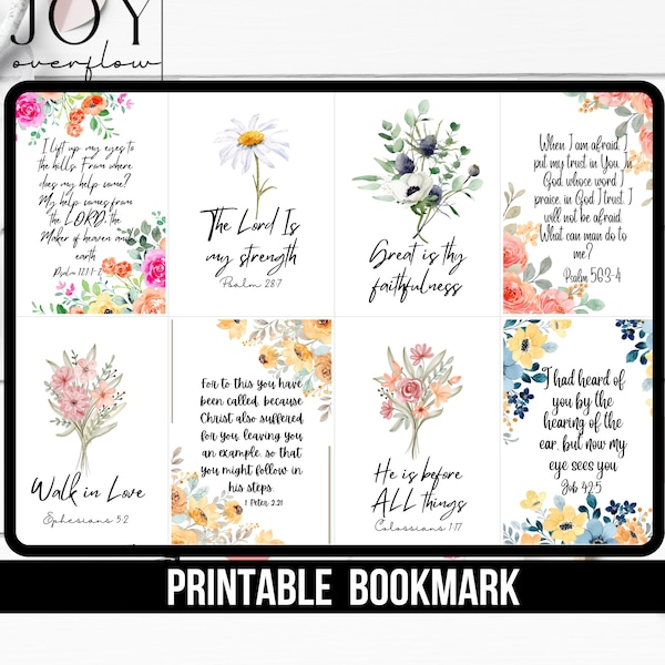 Bible Verse Pocket Cards - Etsy