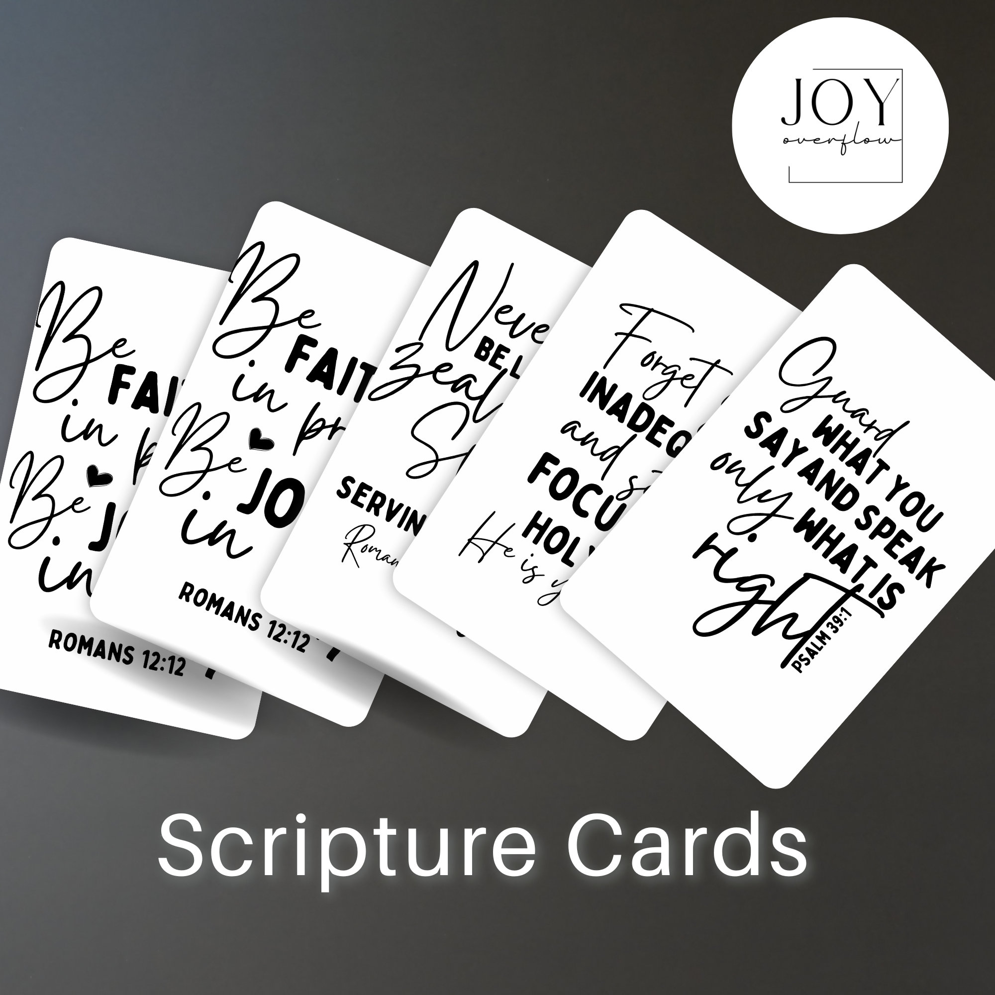 Christian Cards Set Verse Cards Set Scripture Cards - Etsy