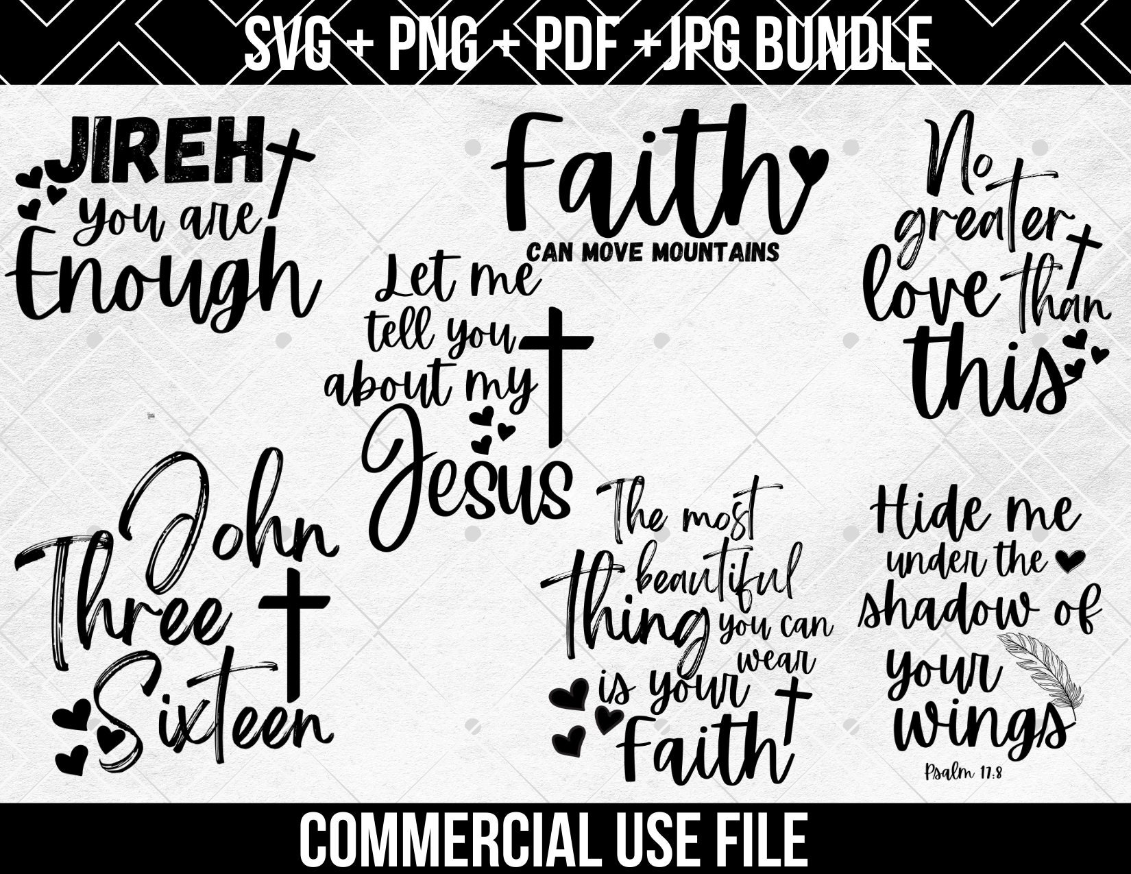 Christian Svg Bible Verse Svg Religious Svg Scripture Png - Etsy Canada