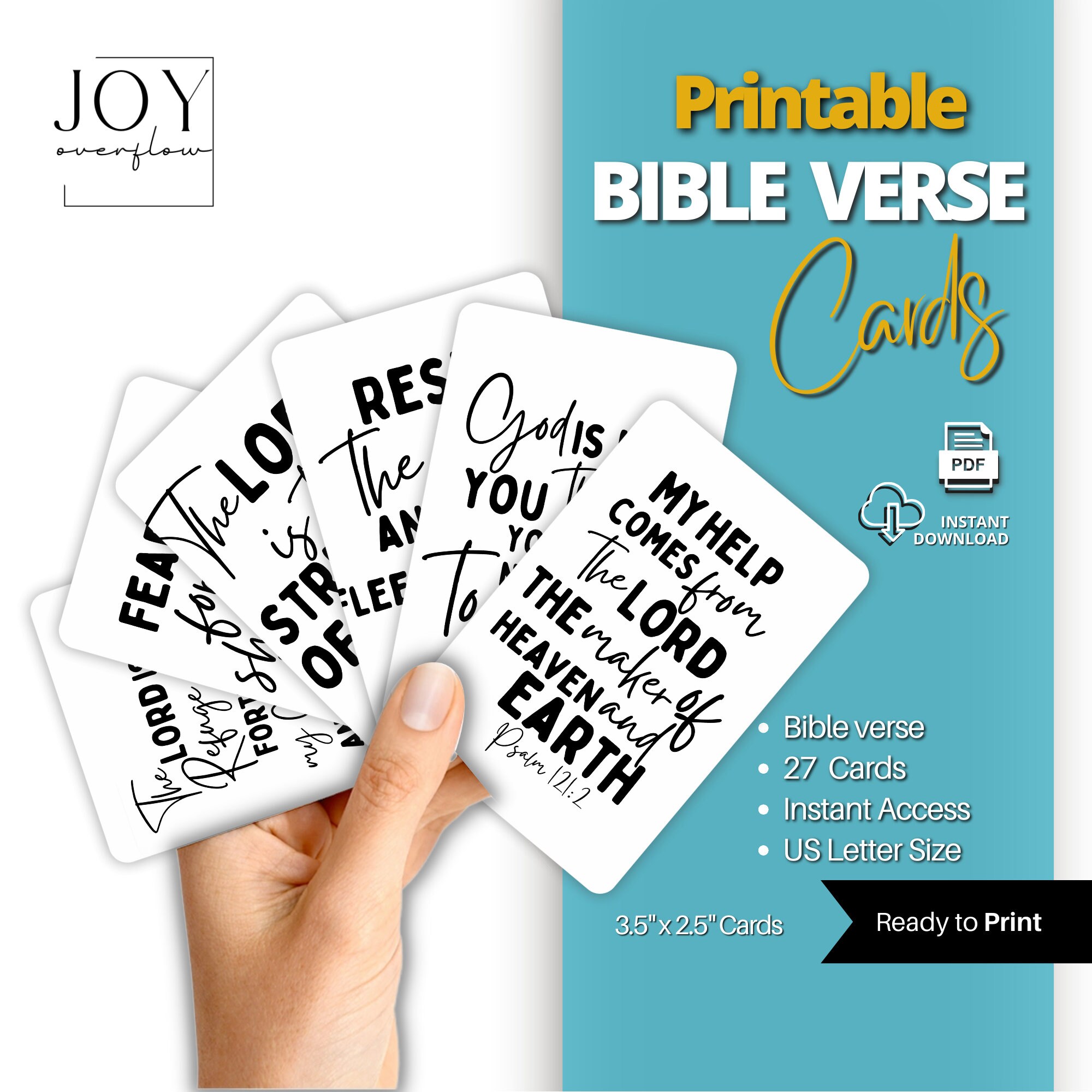 Christian Cards Set Verse Cards Set Scripture Cards - Etsy