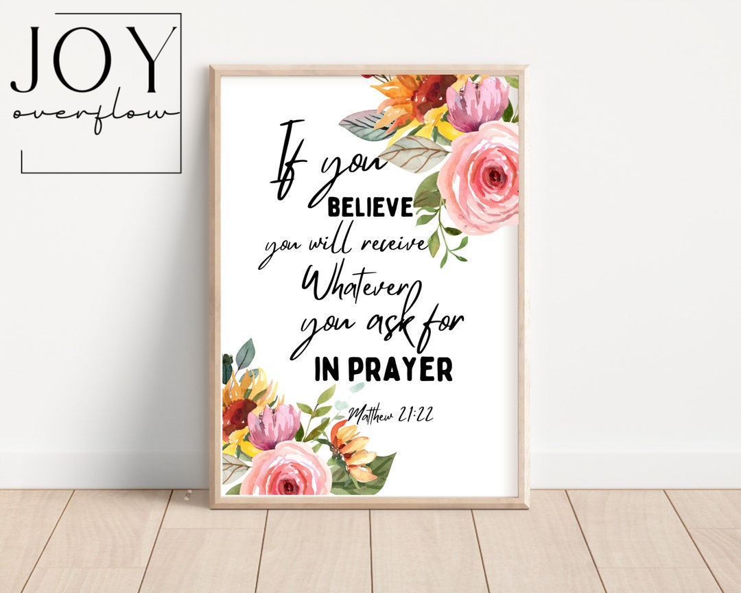 Christian Artwork, Scripture Wall Art, Printable Scripture Artwork ...
