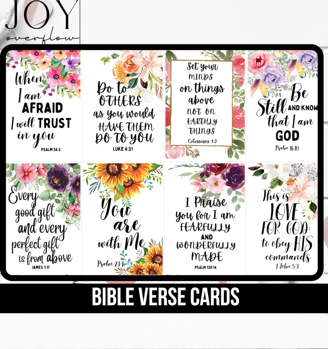 16 Scripture Printable Cards Bible Verse Cards Mimi - Etsy