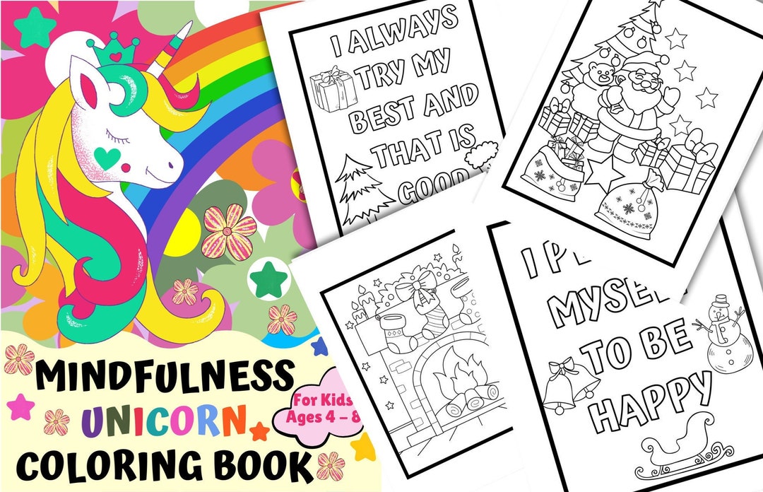 Unicorn Coloring Pages, 100 Unicorn Rainbow Coloring Page, PDF Coloring ...