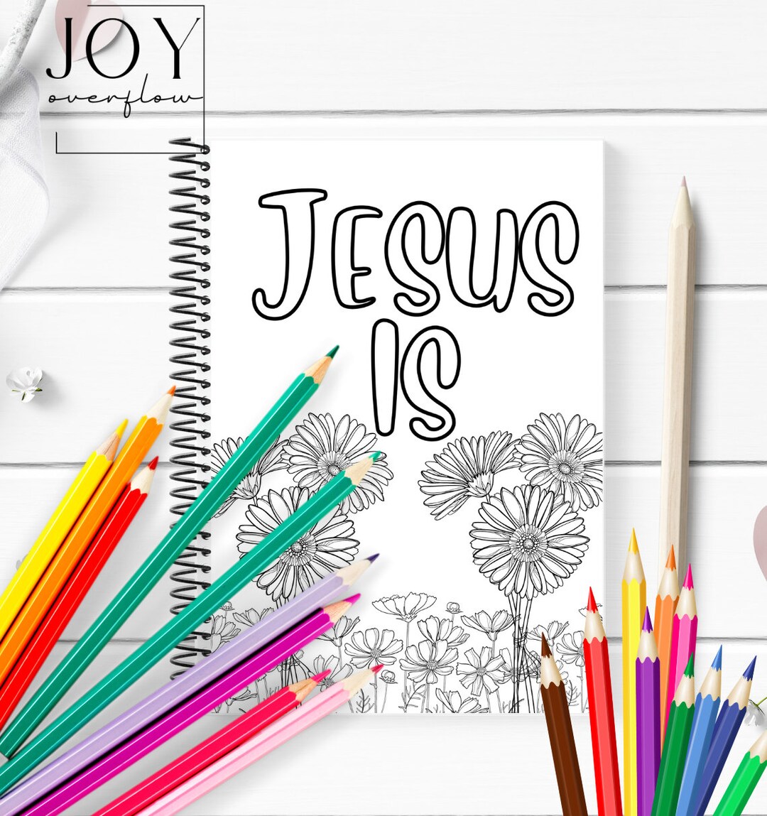 Jesus is My King, God, Healer, Pdf Coloring Book, Digital Download Pdf ...