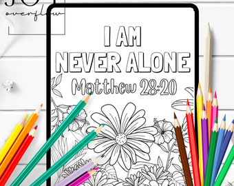 200 Bible Verse Christian Coloring Pages Book - Etsy