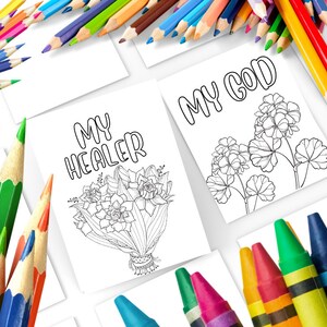 Jesus is My King, God, Healer, Pdf Coloring Book, Digital Download Pdf ...