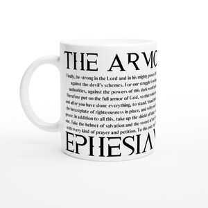 Faith Based Gift, the Armor of God - Ephesians 6:10 Mug, Christian Tea ...