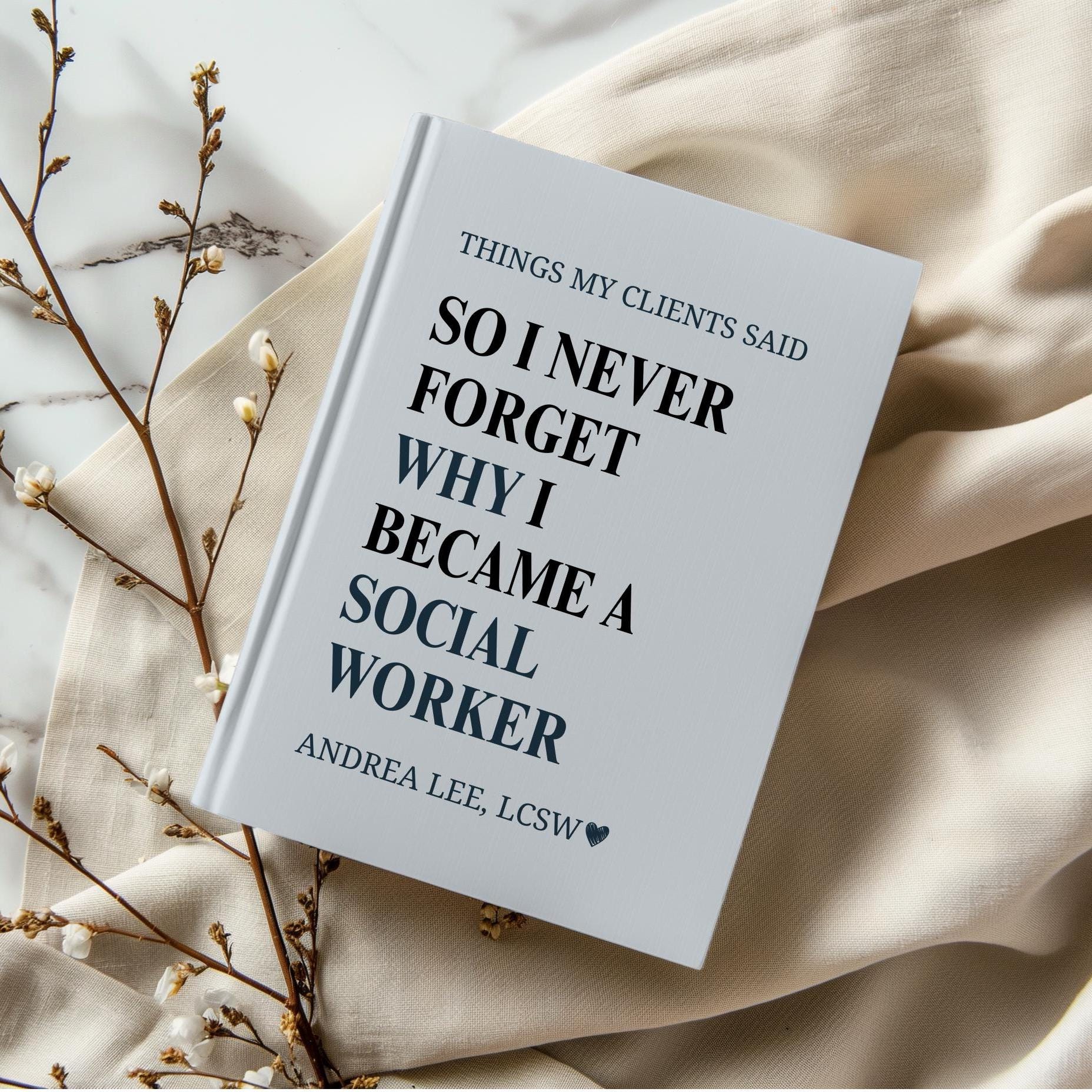 Personalized Social Worker Journal for LCSW Graduation Gift for ...
