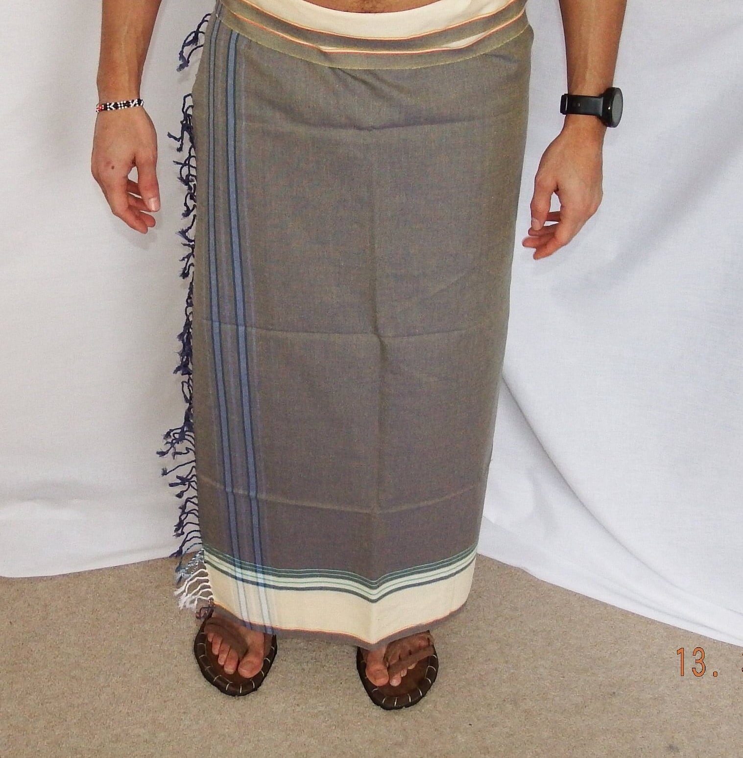 Kikoy: Kikoy Light Blue - Etsy
